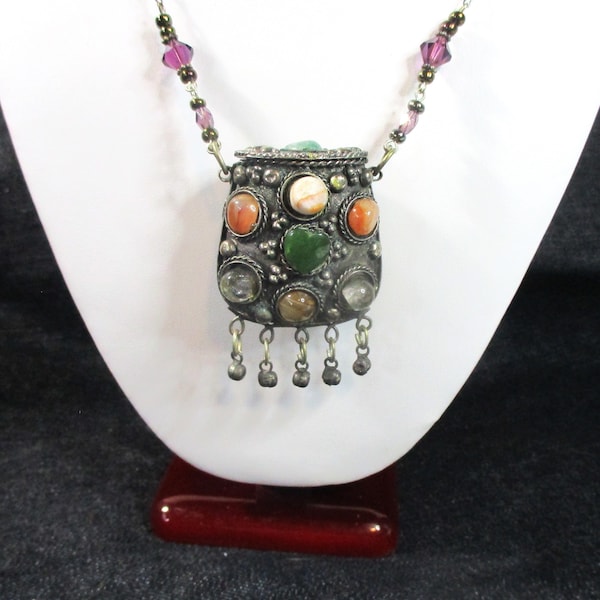 Pill Box Necklace - Etsy