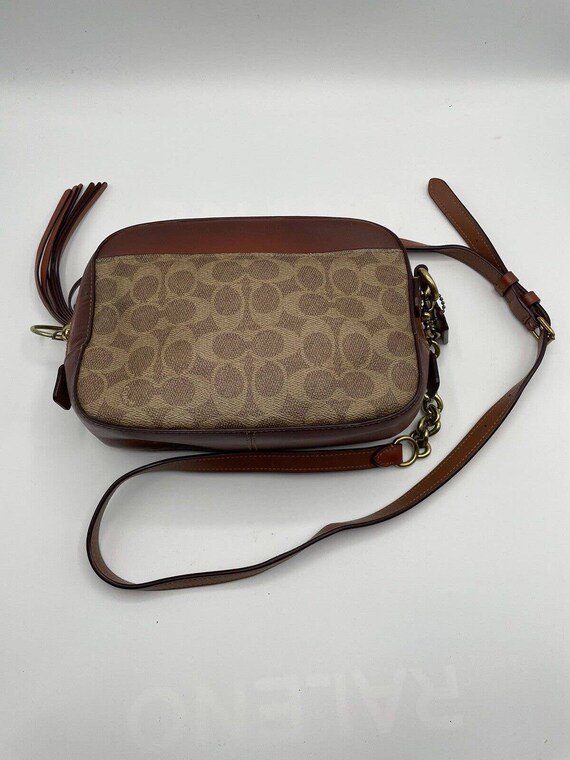 Coach Camera Bag In Brass Signature Crossbody Purse C… - Gem