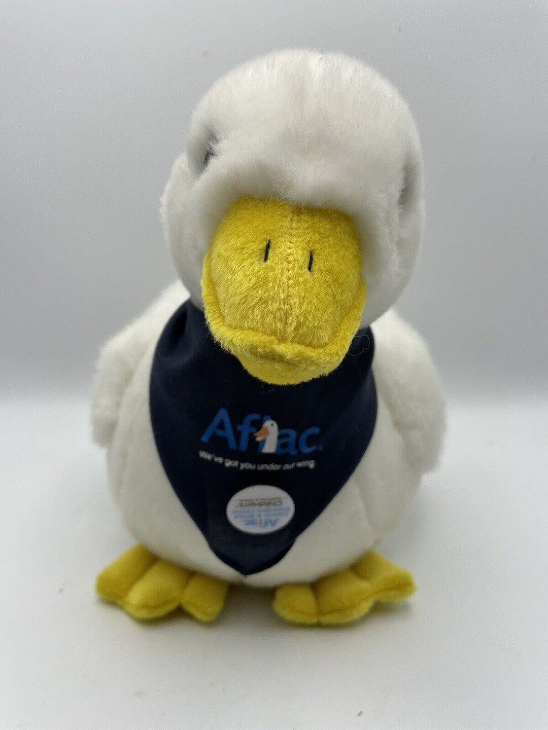 AFLAC Promotional Large Plush Duck Coin Bank New With Tag 10 Navy Blue ...
