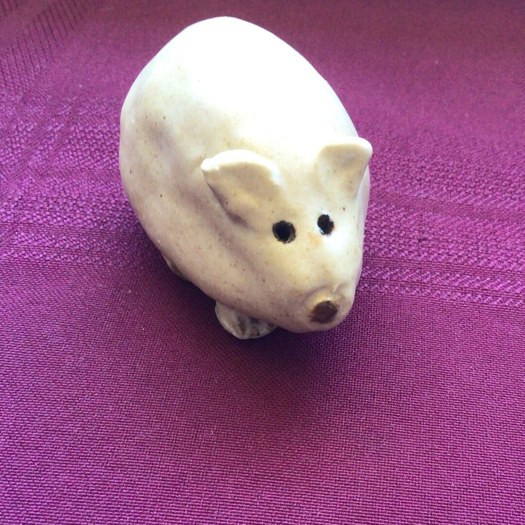 Small Pottery Mouse/ Rustic Mouse Figurine/ Handmade Pottery/ Primitive ...