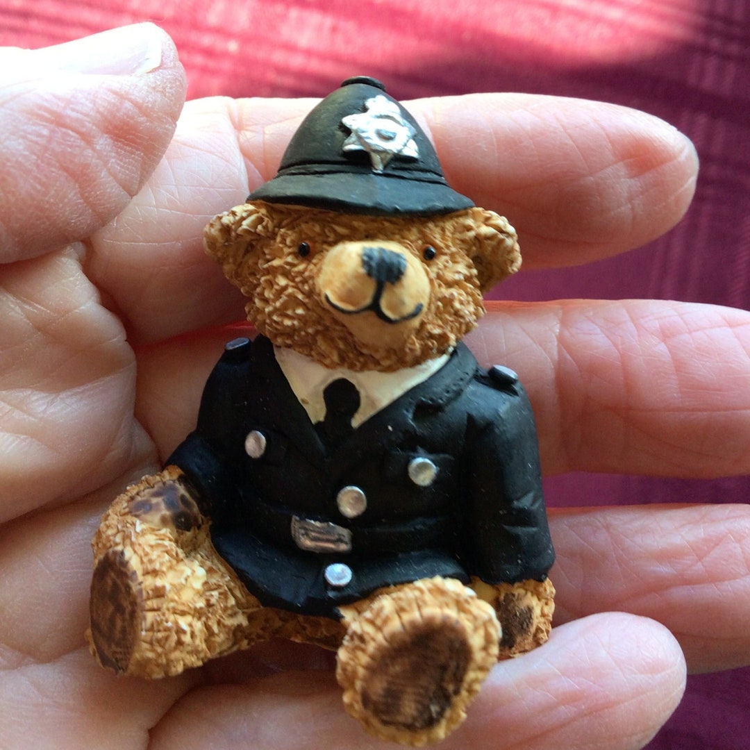 Vintage Colour Box Bear Miniature / Policeman Bear/ by Artist Peter ...
