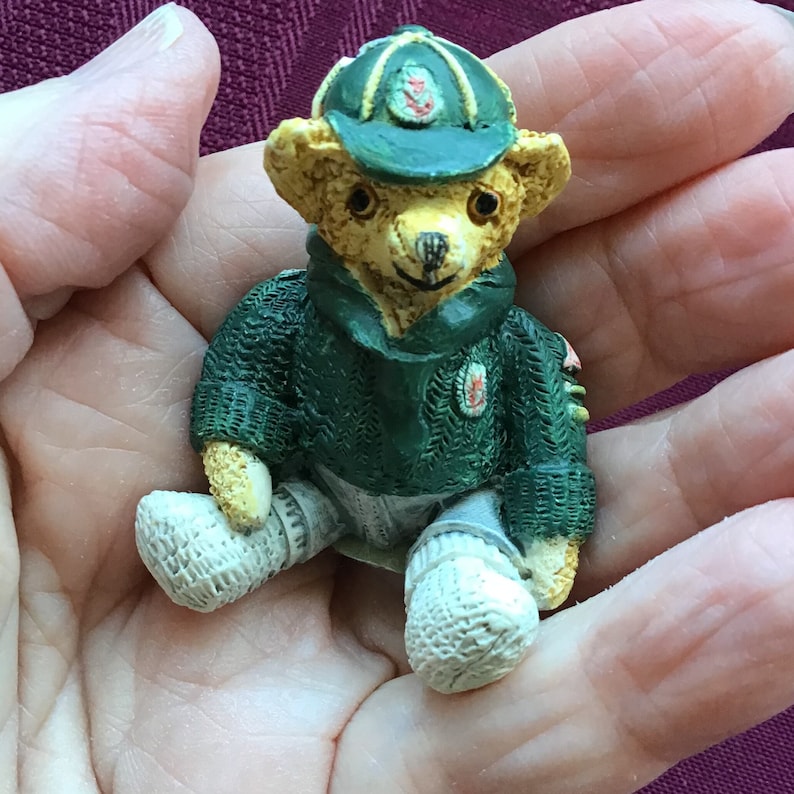 Vintage Colour Box Bear Miniature / Colin Bear/ by Artist Peter Fagan ...