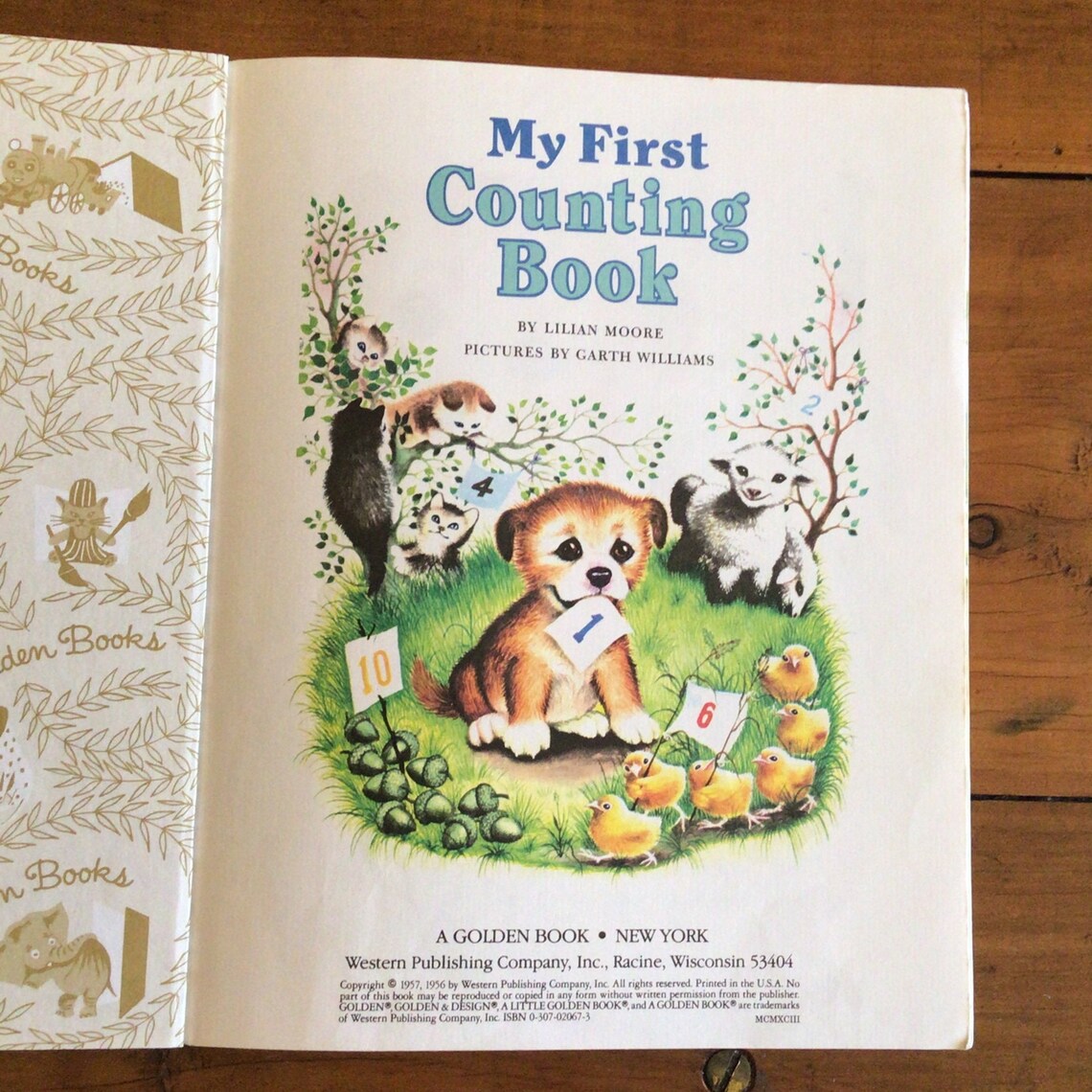 Vintage Little Golden Book My First Counting Book/ Animals | Etsy