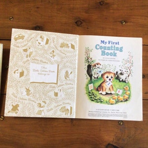 Vintage Little Golden Book My First Counting Book/ Animals and Numbers ...