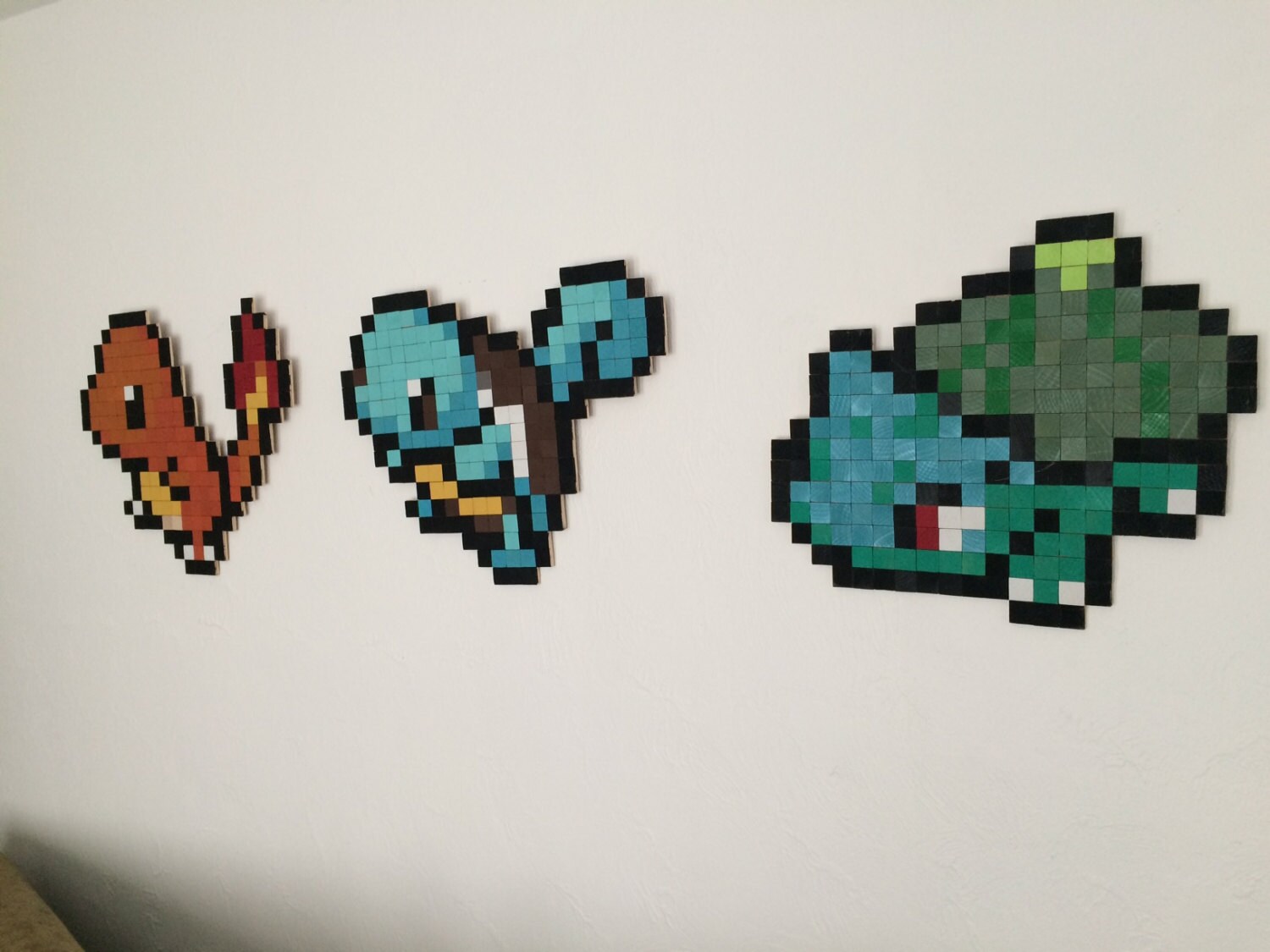 8 Bit Pokemon Starters
