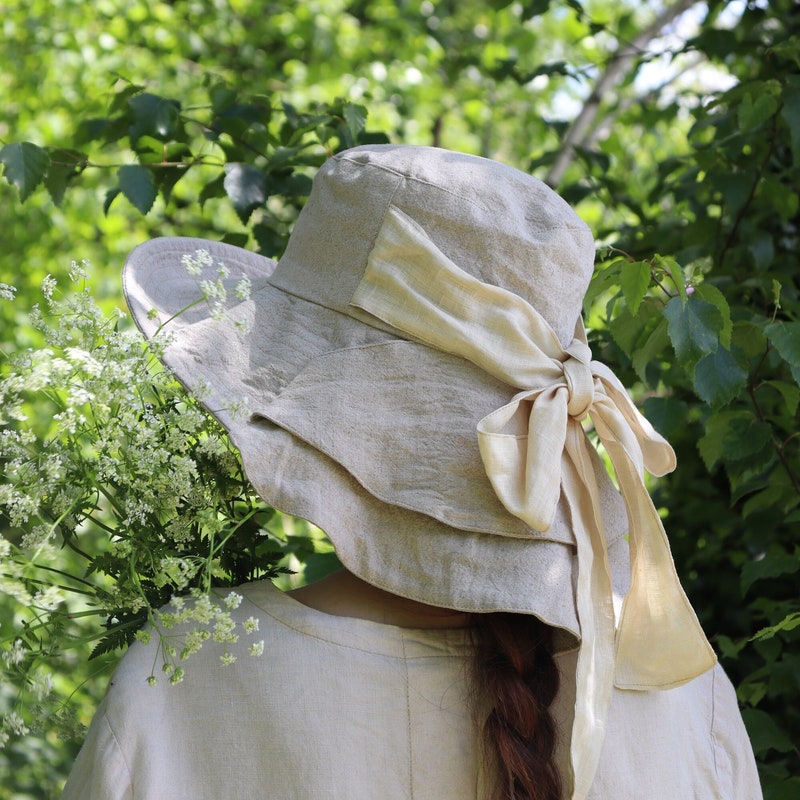 Crushed Linen Hat - Etsy