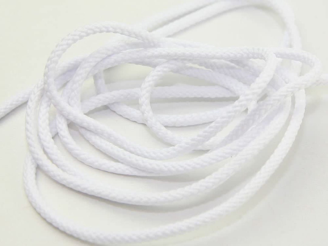 White Polyester Cord (4mm Wide) - per Metre by Simply Sew Crafty - Etsy