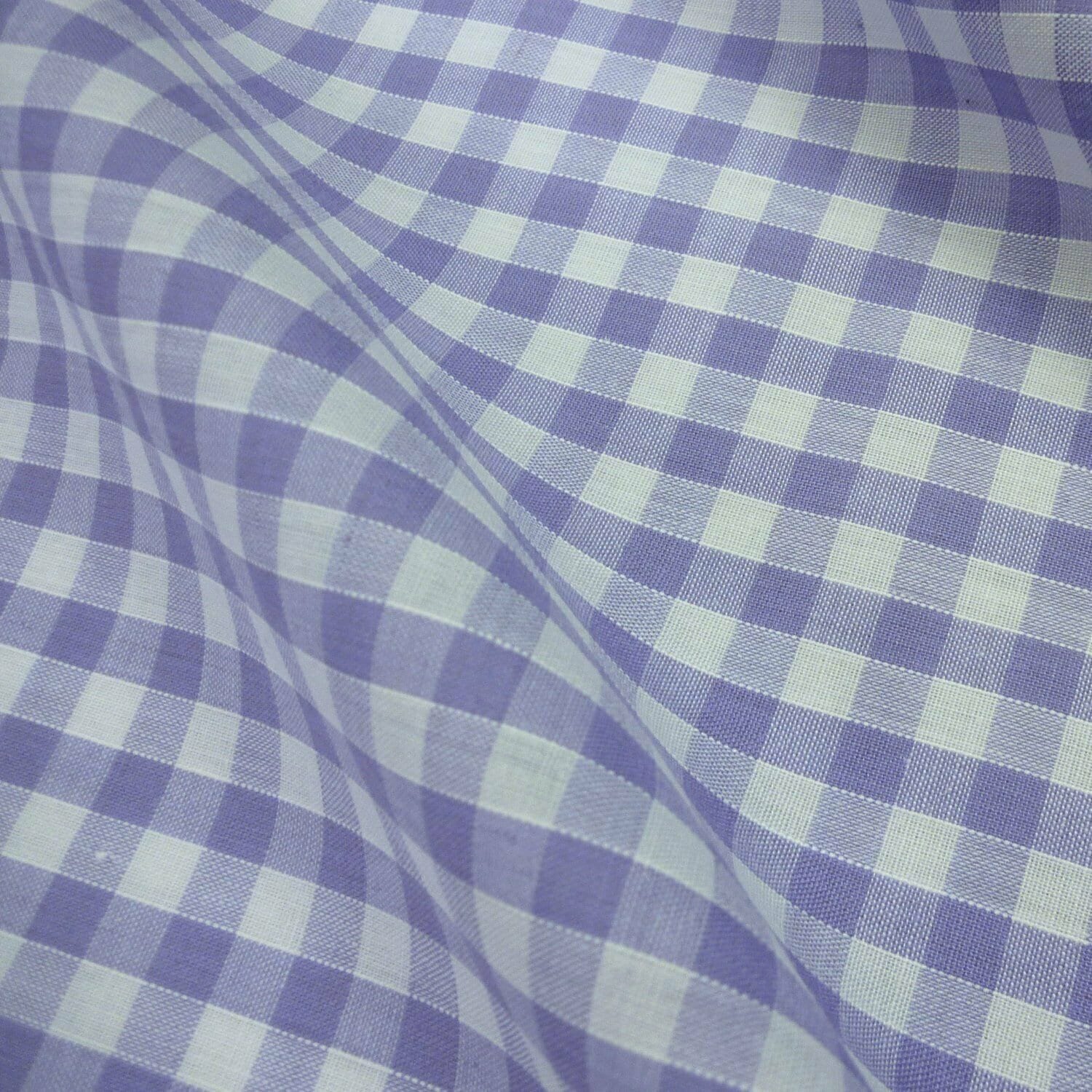 Gingham Polycotton Stoff kariert - Meter 112 cm 44" breit - Größe - 1/4 ...