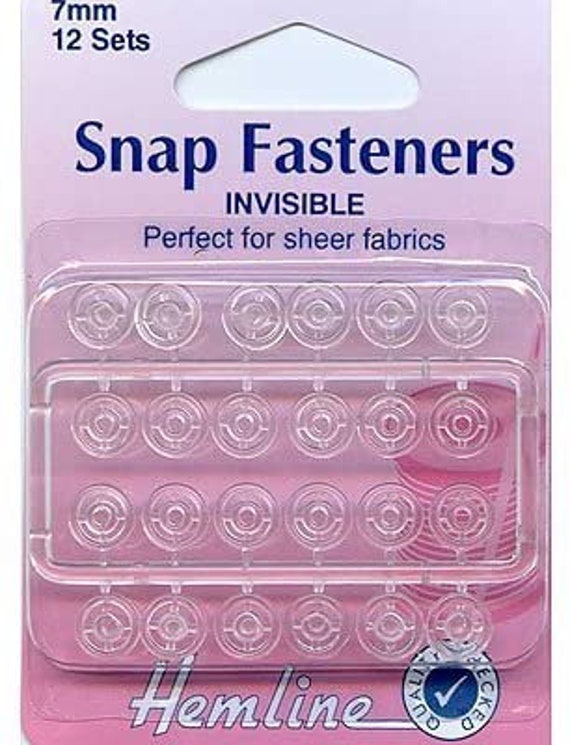 Snap Button Hemline Snap Invisible Fasteners - 422/ 7mm Button Snaps