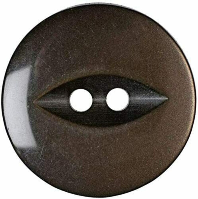 Pack of 100 - Round Fish Eye Buttons - (14mm Wide) by Simply Sew Crafty ...