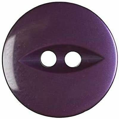 Pack of 100 Round Fish Eye Buttons 14mm wide by Simply | Etsy