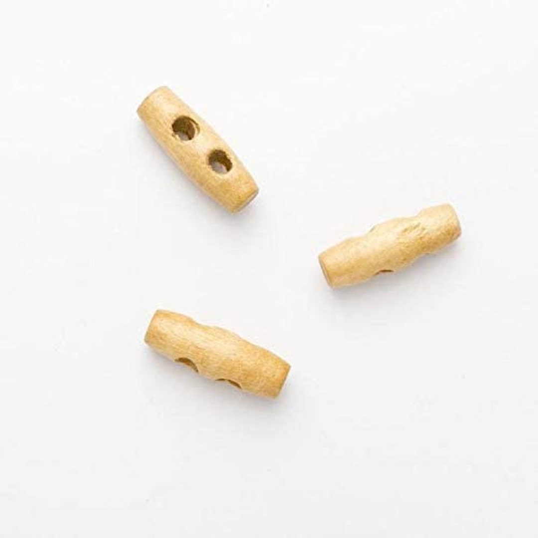 Modern Wooden Toggles for Duffle Coats - Pack of 5 or 10 by Simply Sew ...