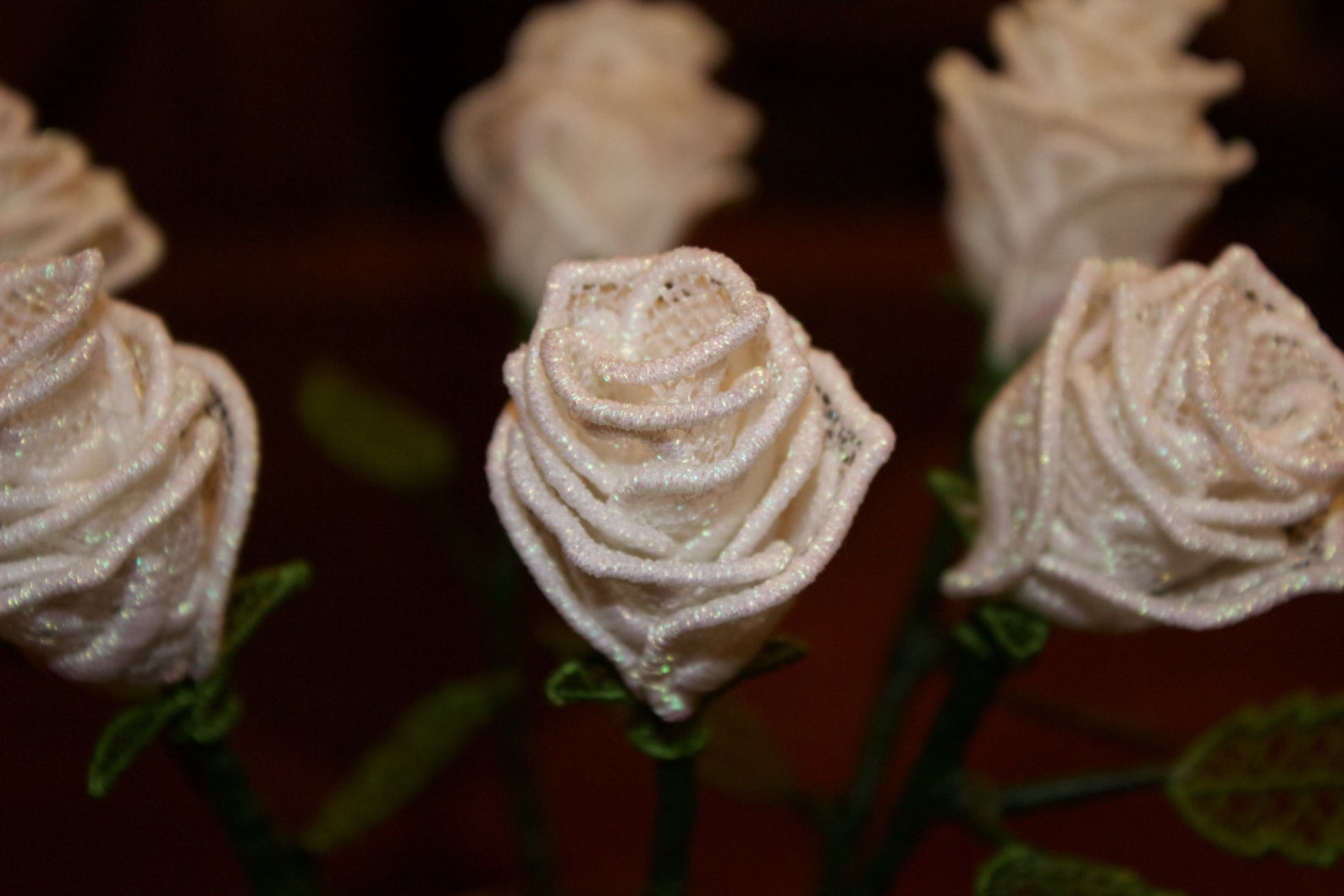 3D Free-standing Lace Rose Design PES, JEF, DST, & VP3 - Etsy