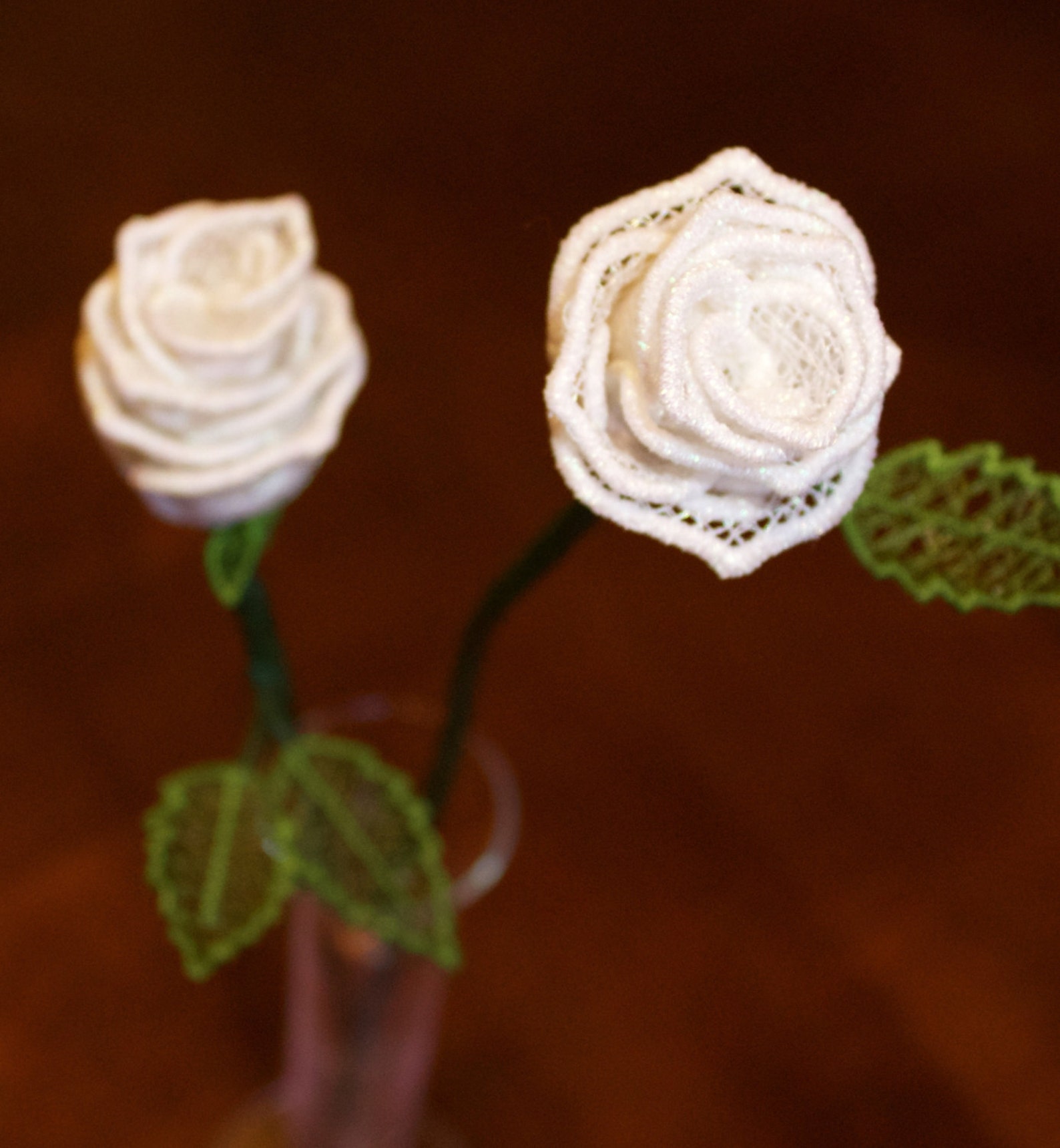 3D Free-standing Lace Rose Design PES, JEF, DST, & VP3 - Etsy