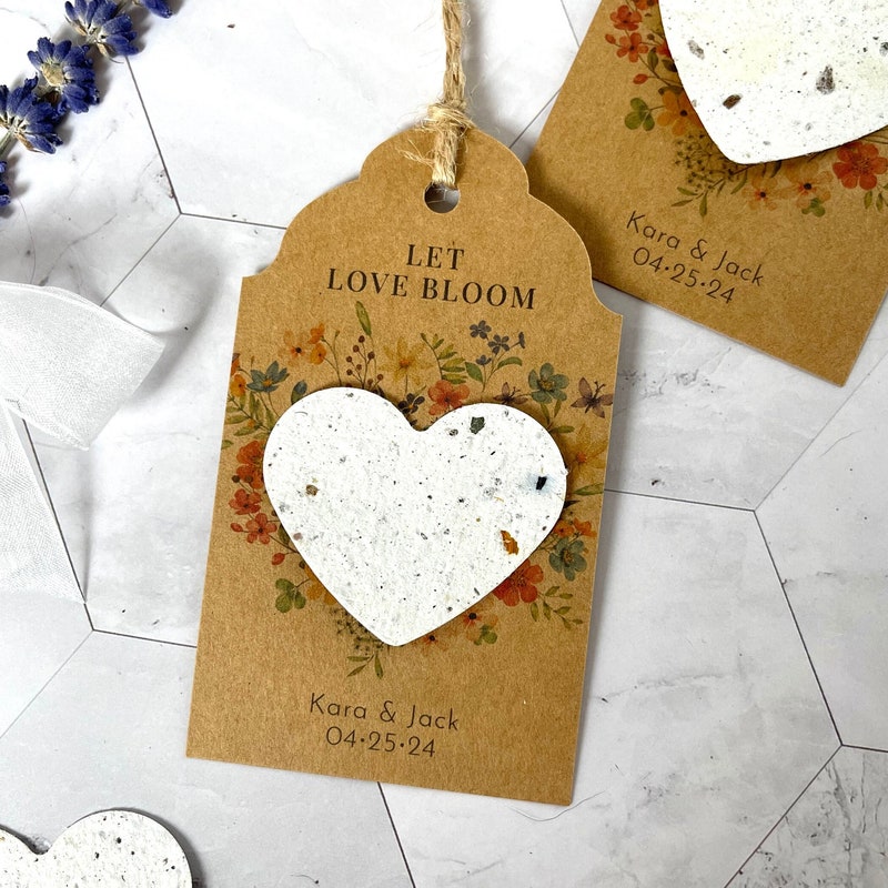 Seed Paper Favors - Etsy