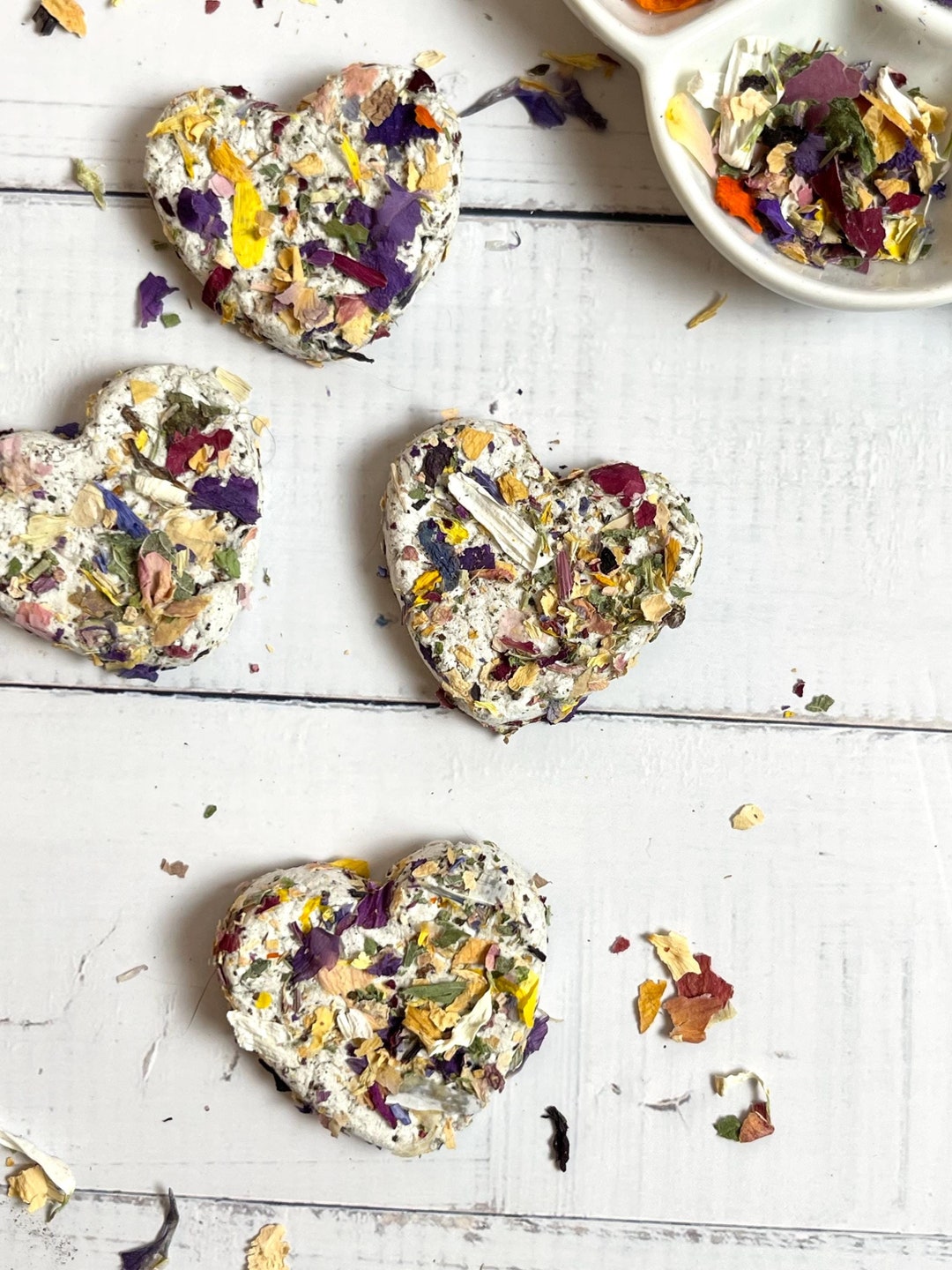 Bulk Floral Seed Bombs, Heart Shaped Eco Friendly Wedding & Party ...