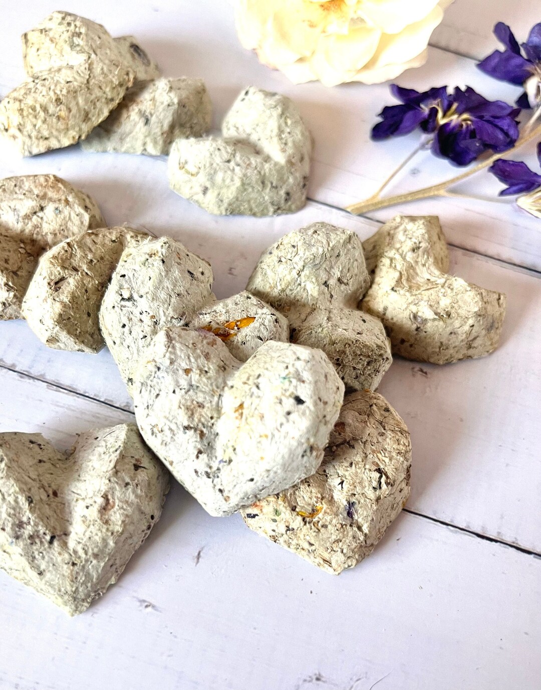 Bulk Seed Bombs, Geometric Heart Shaped, Eco Friendly Wedding & Party ...