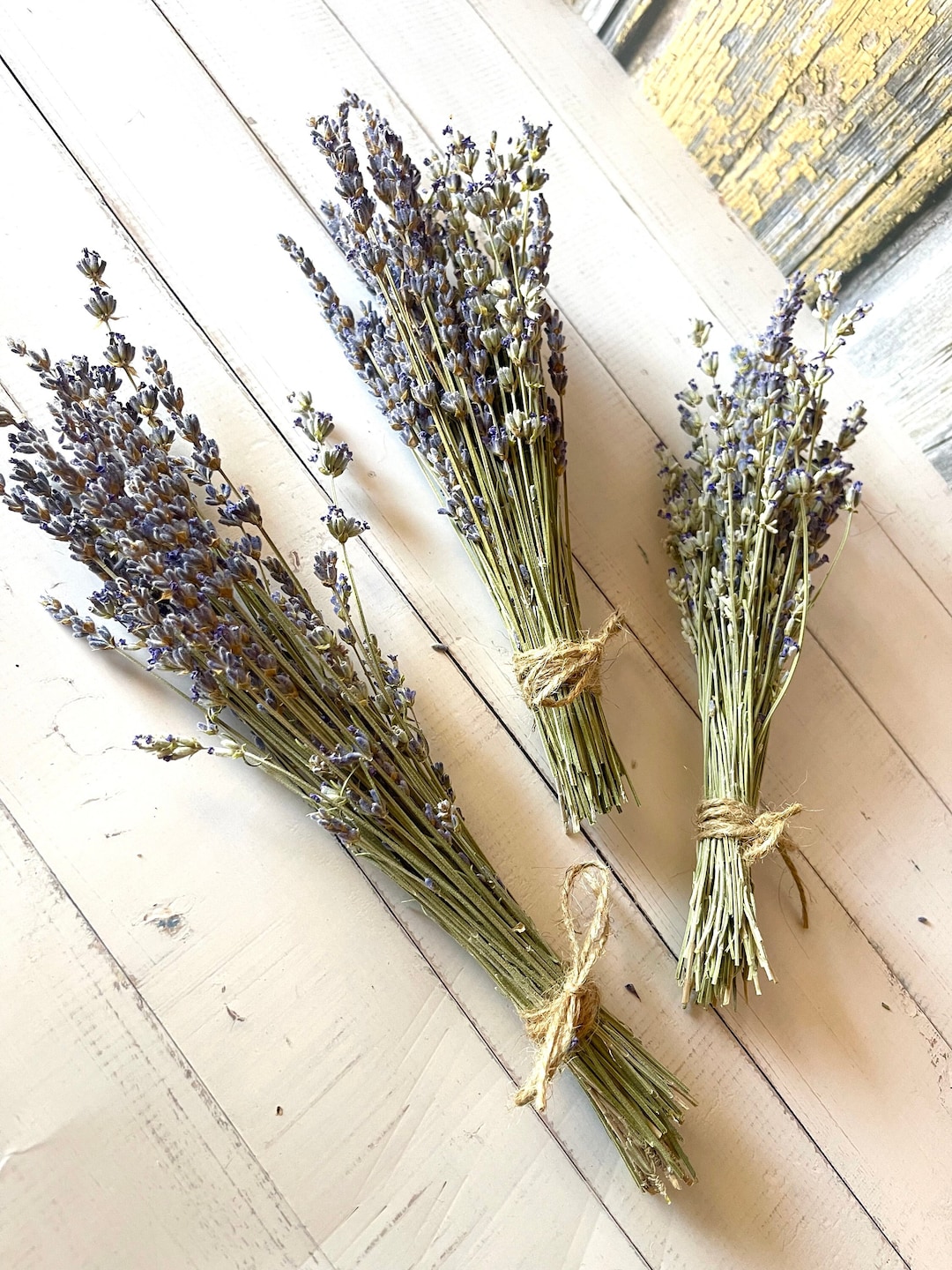 Dried Lavender Sprigs. 9" Bundles, 100% Naturally Grown. for Culinary ...