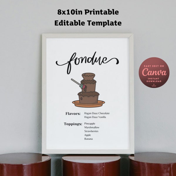 Fondue Sign - Etsy