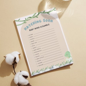 Dinosaur Baby Shower Games Bundle, Hatching Soon,baby Trivia Printable ...