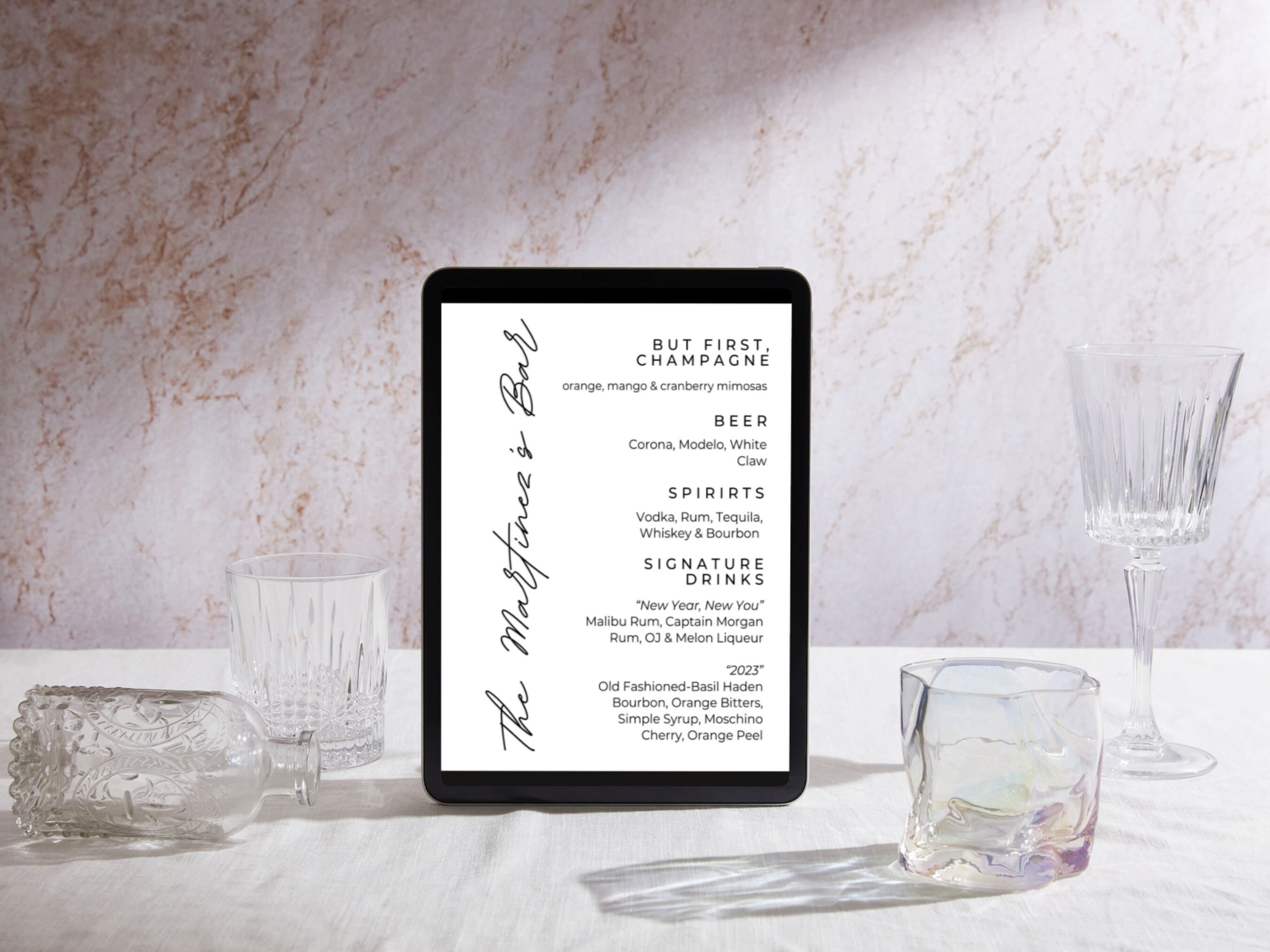 Signature Drink Sign, Bar Menu, Wedding Bar Menu, Signature Drinks, Bar ...