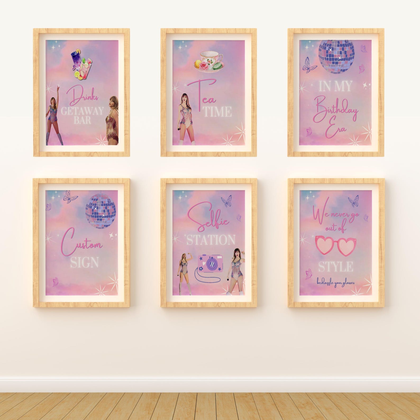 Taylor Swift Printable Eras Birthday Poster Bundle,in My Birthday Era ...