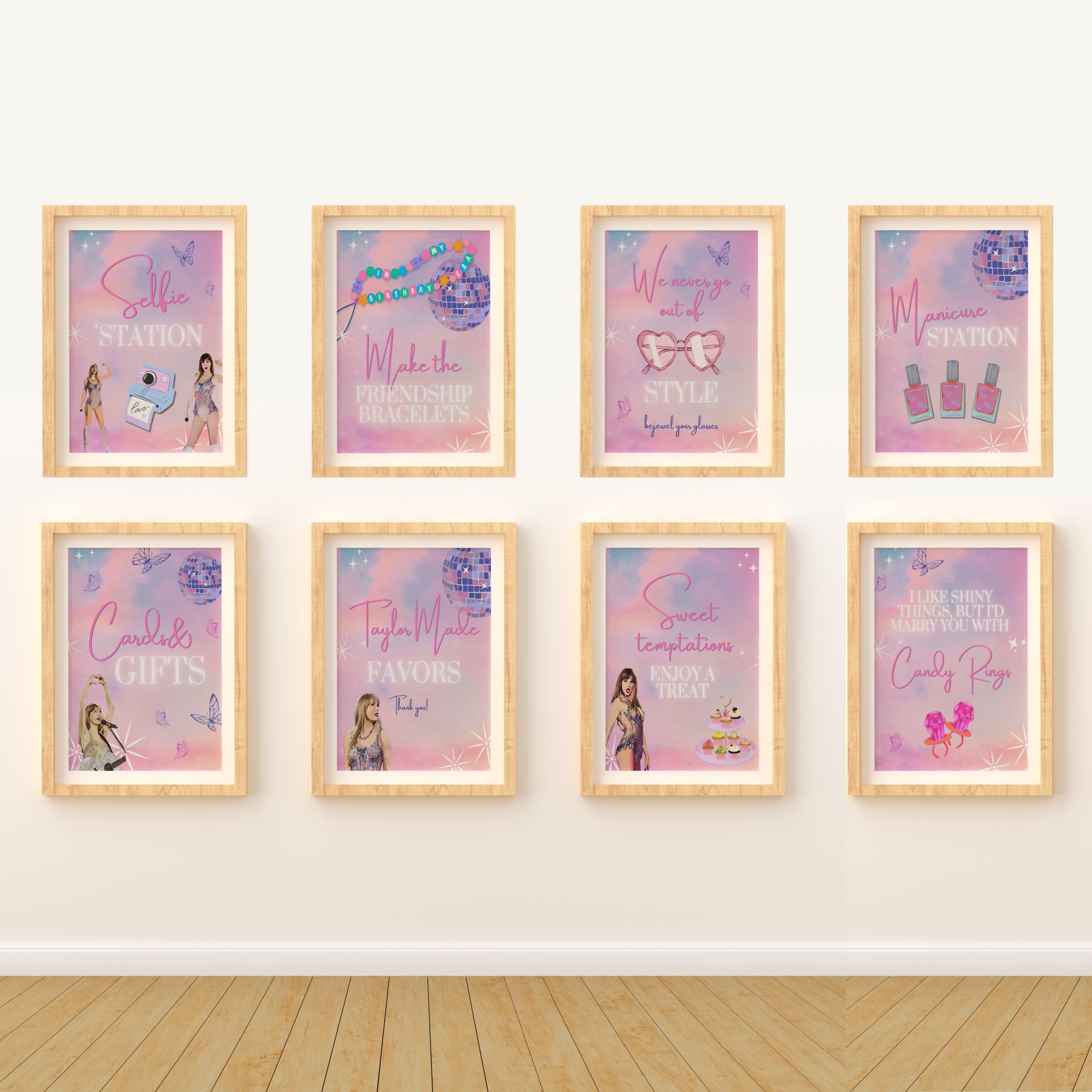 Taylor Swift Printable Eras Birthday Poster Bundle,in My Birthday Era ...