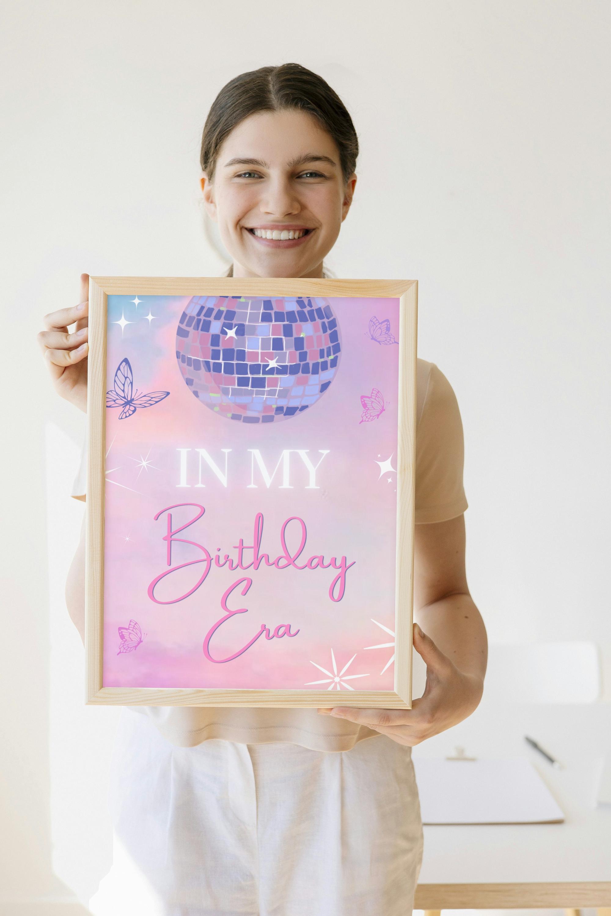 Printable Eras Birthday Poster Bundle,digital Taylor Swift Inspired ...