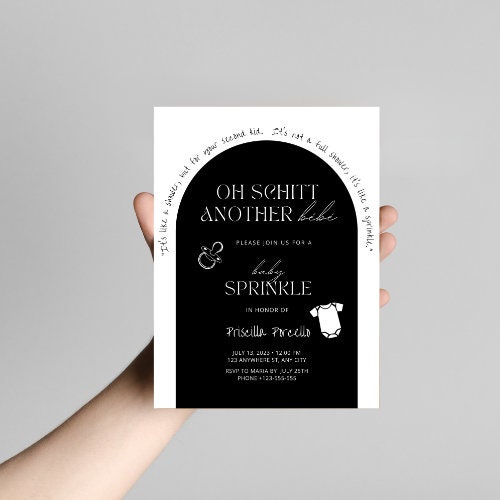 Schitts Creek Baby Sprinkle Decor Bundle, 'oh Schitt, Another Bebe ...