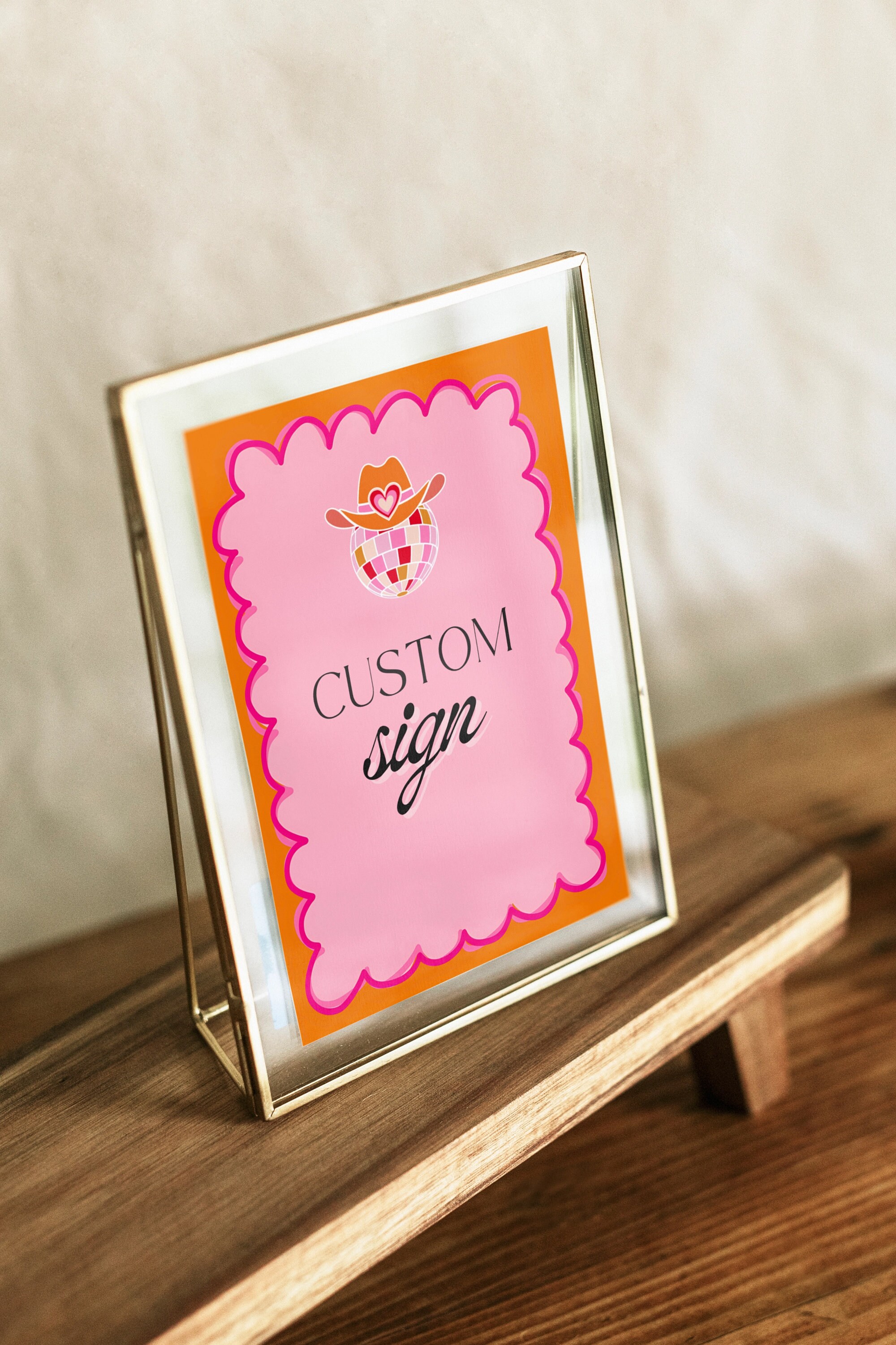 Disco Cowgirl Bachelorette Weekend Bar Menu, Last Disco, Cowgirl Bach ...