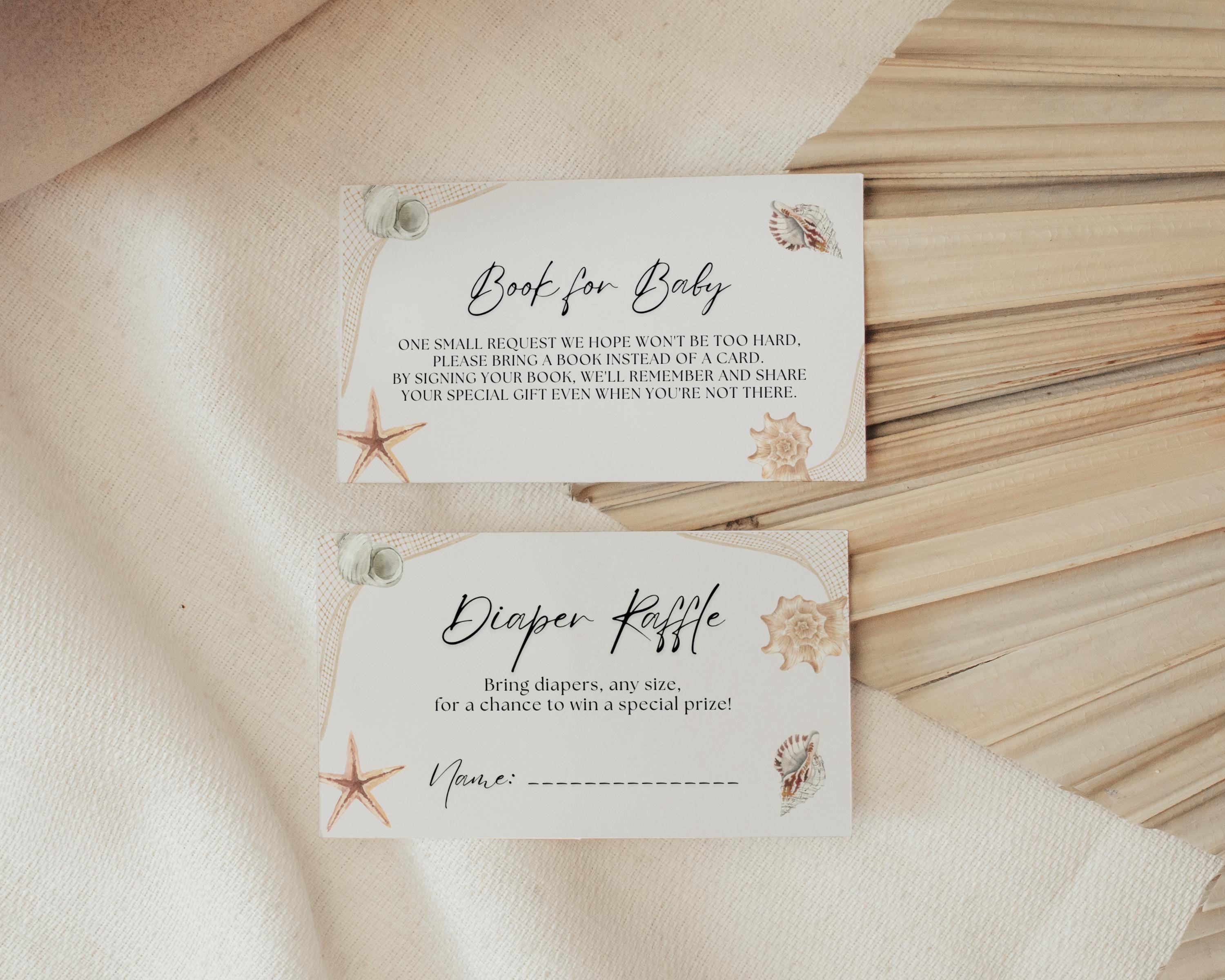 Beach Bum Baby Shower Invitation Bundle,editable Beach Baby Shower,book ...