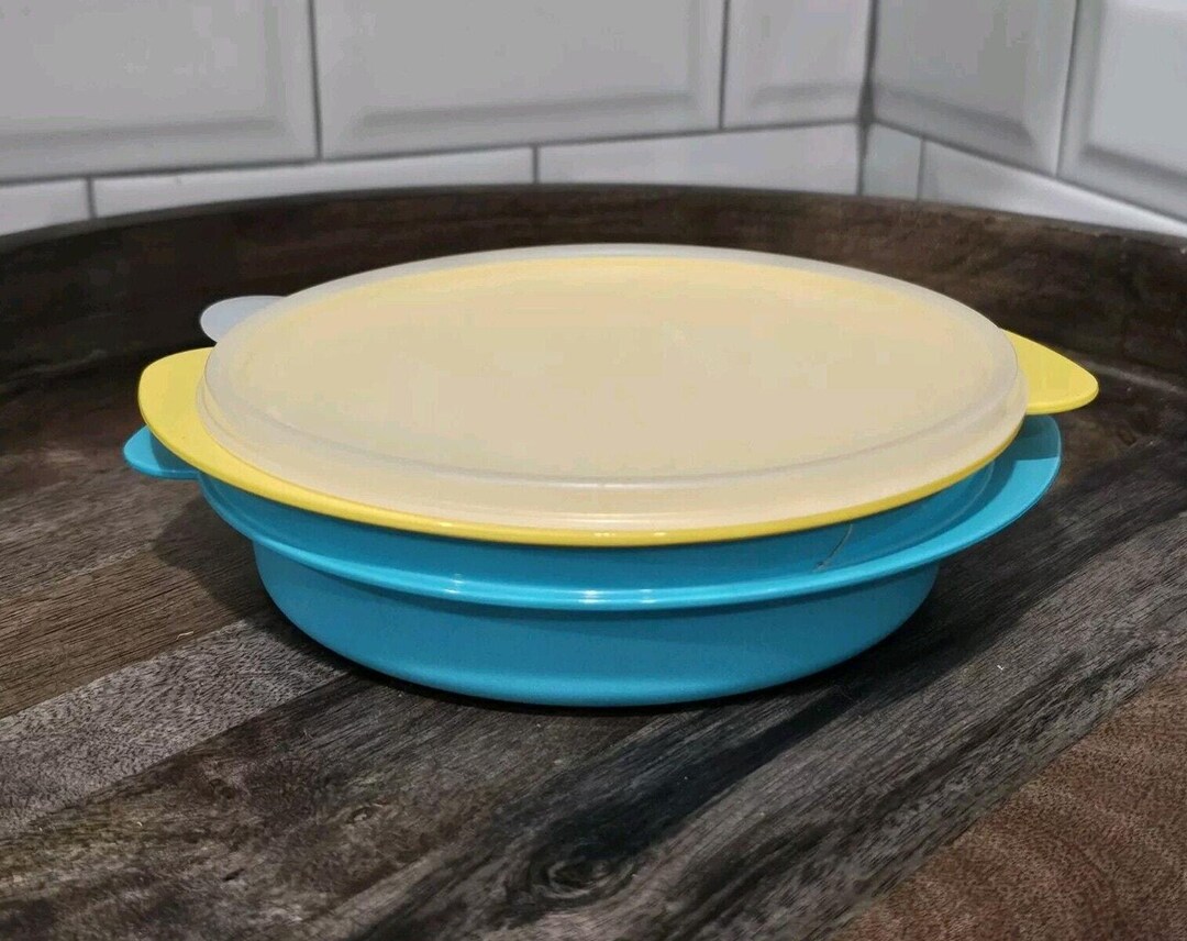 Tupperware Reheatable Bowls Round Containers #2527A & #2528A With Lid ...