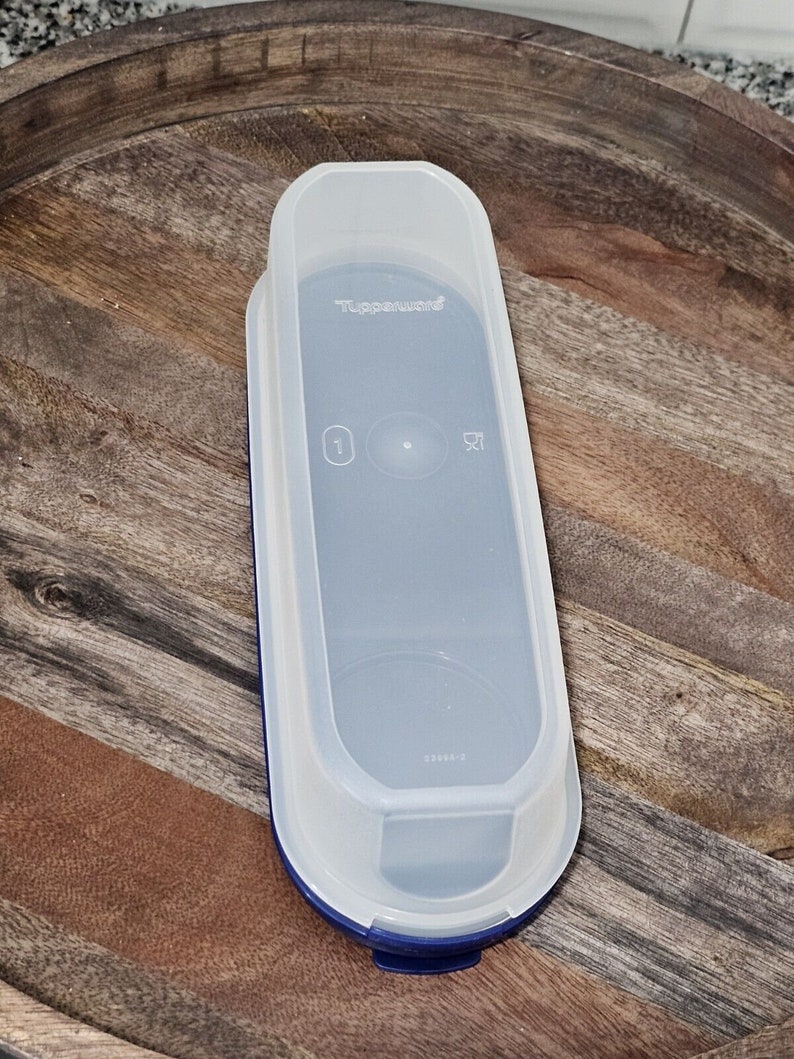 Tupperware Modular Mates 1 Container 2399A With 3493A Navy Double Flip ...