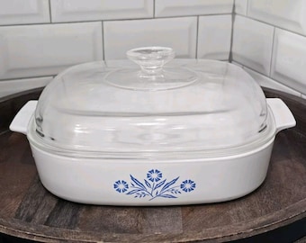 Vintage Corning Ware 10 Blue Cornflower Casserole / Skillet A-10-B W ...