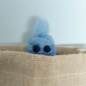 Mystery Worry Sprite, Lucky Charm, Needle Felted Gift, Miniature ...