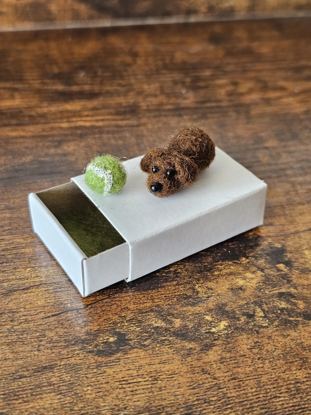 Matchbox Mini Pet- A Small Needle Felt Animal for Your Pocket. A Cute ...