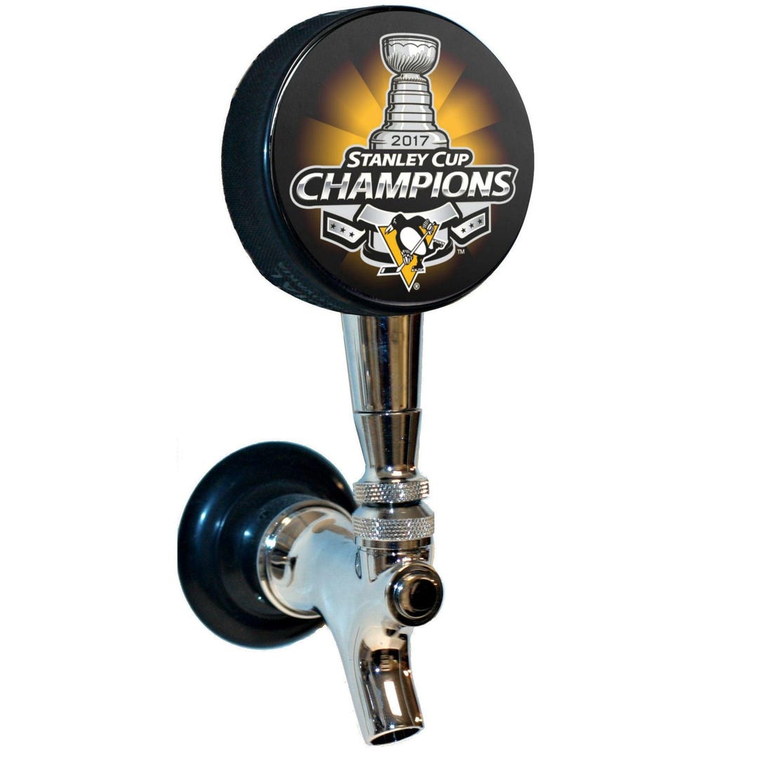 Pittsburgh Penguins 2017 Stanley Cup Champions Hockey Puck Beer Tap ...