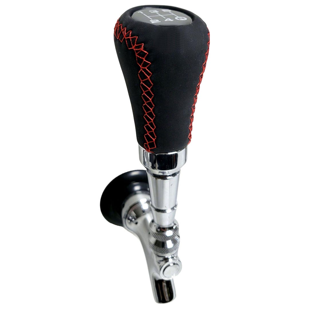 Speed Series Red Stitched Gear Shifter Beer Tap Handle - Etsy