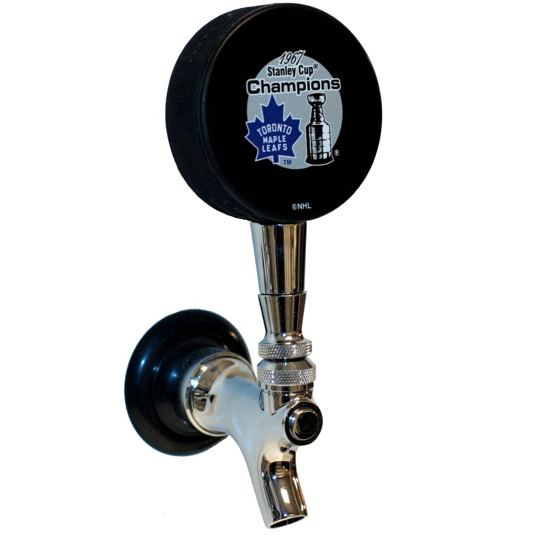 Toronto Maple Leafs 1967 Stanley Cup Champions Hockey Puck Beer Tap ...