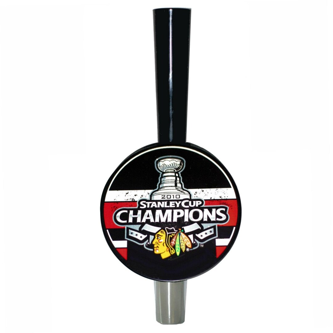Chicago Blackhawks 2010 Stanley Cup Champions Tall-boy Hockey Puck Beer ...