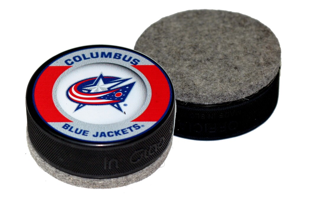 Columbus Blue Jackets Retro Series Hockey Puck Board Eraser for Chalk ...