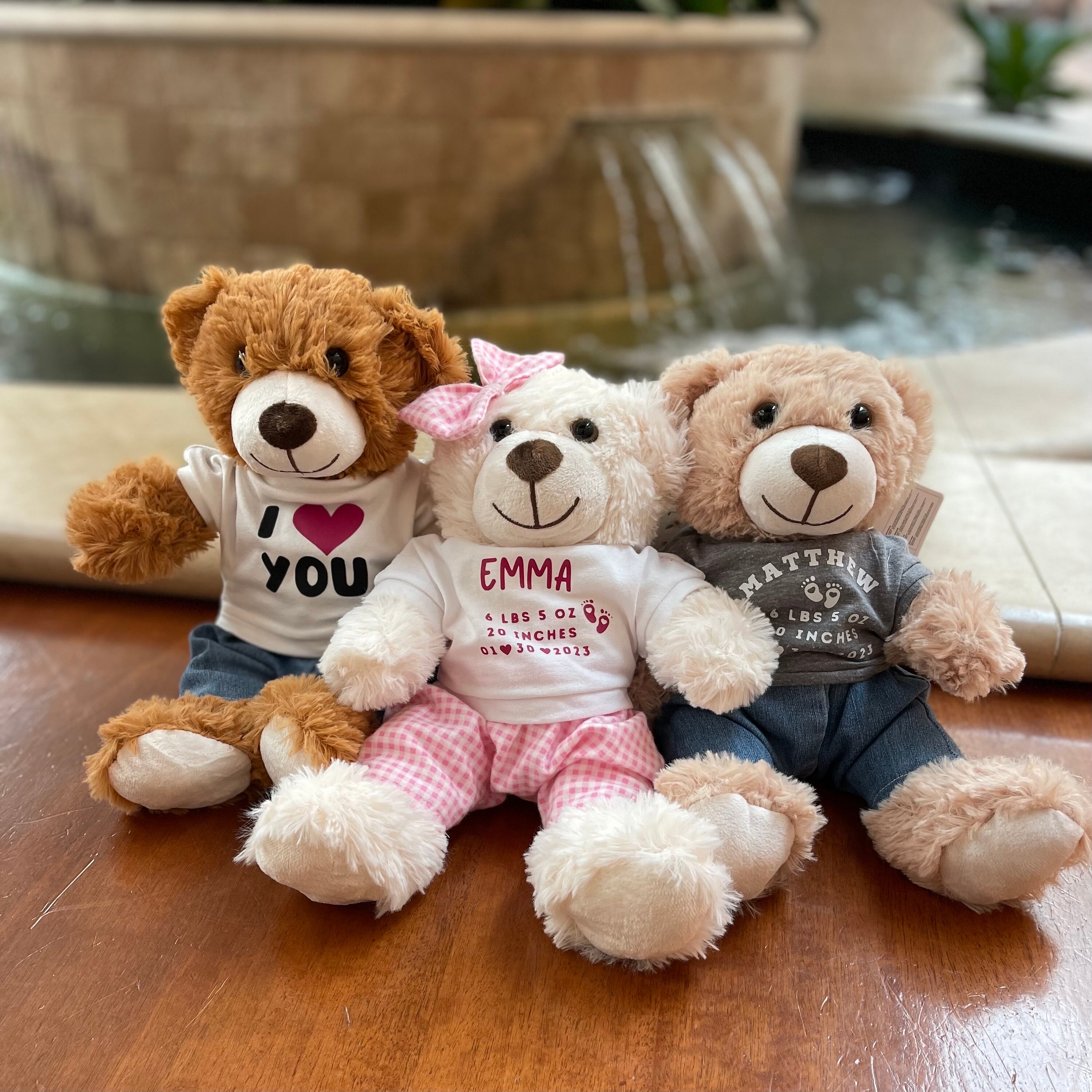 Sending Hugs Personalized Teddy Bear, Custom Teddy Bear, Teddy Bear ...