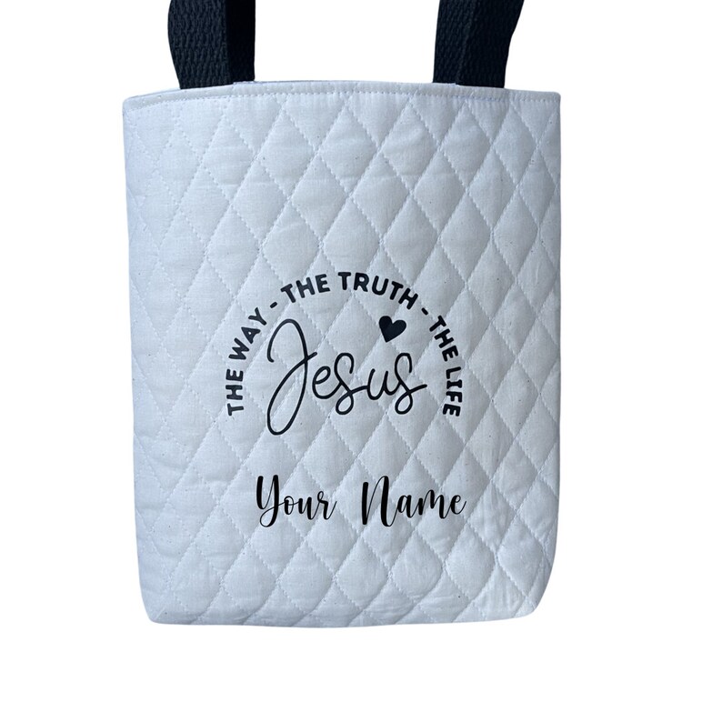 Handmade Quilted Bible Bag, Scripture Bag, Prayer Bag, Jesus the Way ...
