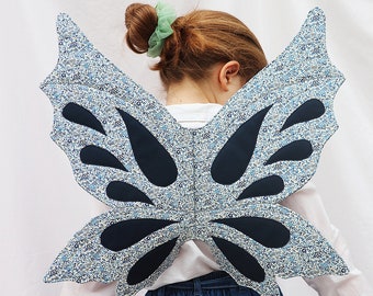 Pair of Wing Applique Black White Embroidered Wings Angel Wings ...