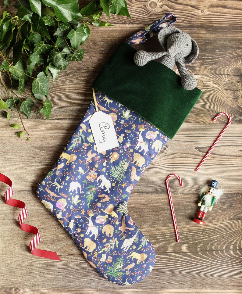 Luxury Christmas Stocking Personalised Stocking Made With - Etsy