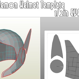 Honey Lemon Helmet Template for EVA Foam - Etsy