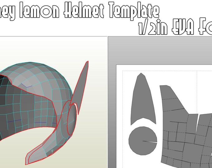 Honey Lemon Helmet Template for EVA Foam - Etsy