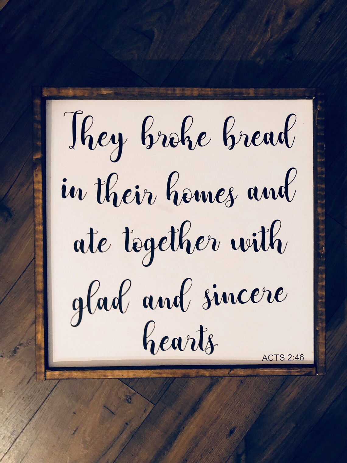 Large Rustic Bible Verse Sign - Etsy