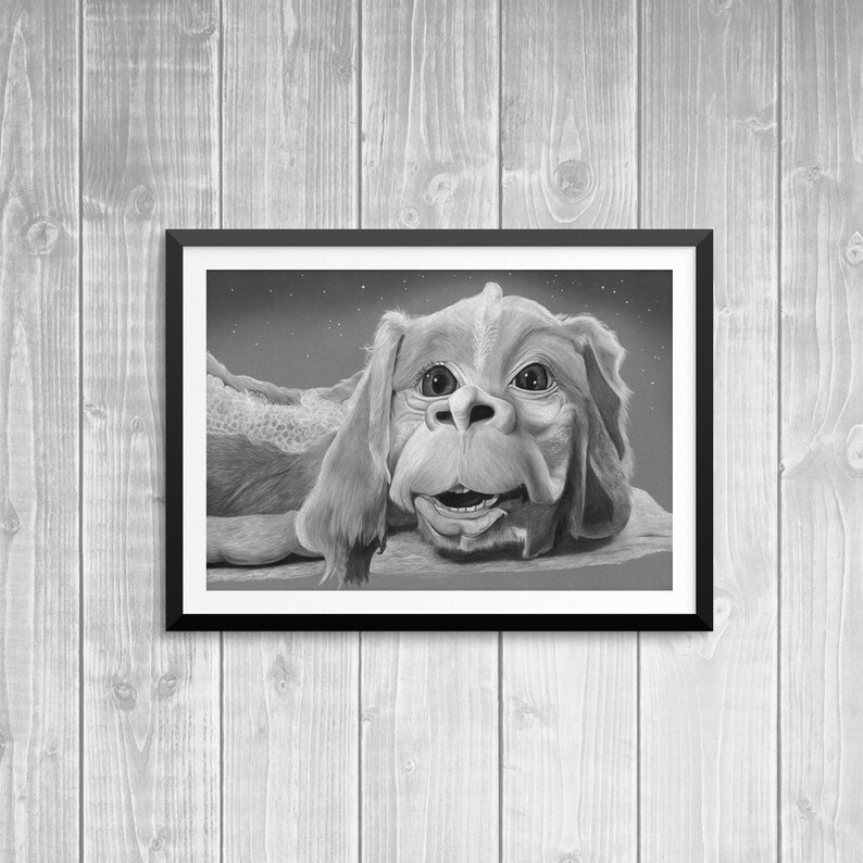 FALCOR Reproduction of Original Pastel Drawing / Falcor / the ...