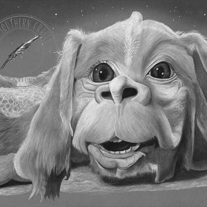 FALCOR Reproduction of Original Pastel Drawing / Falcor / the ...